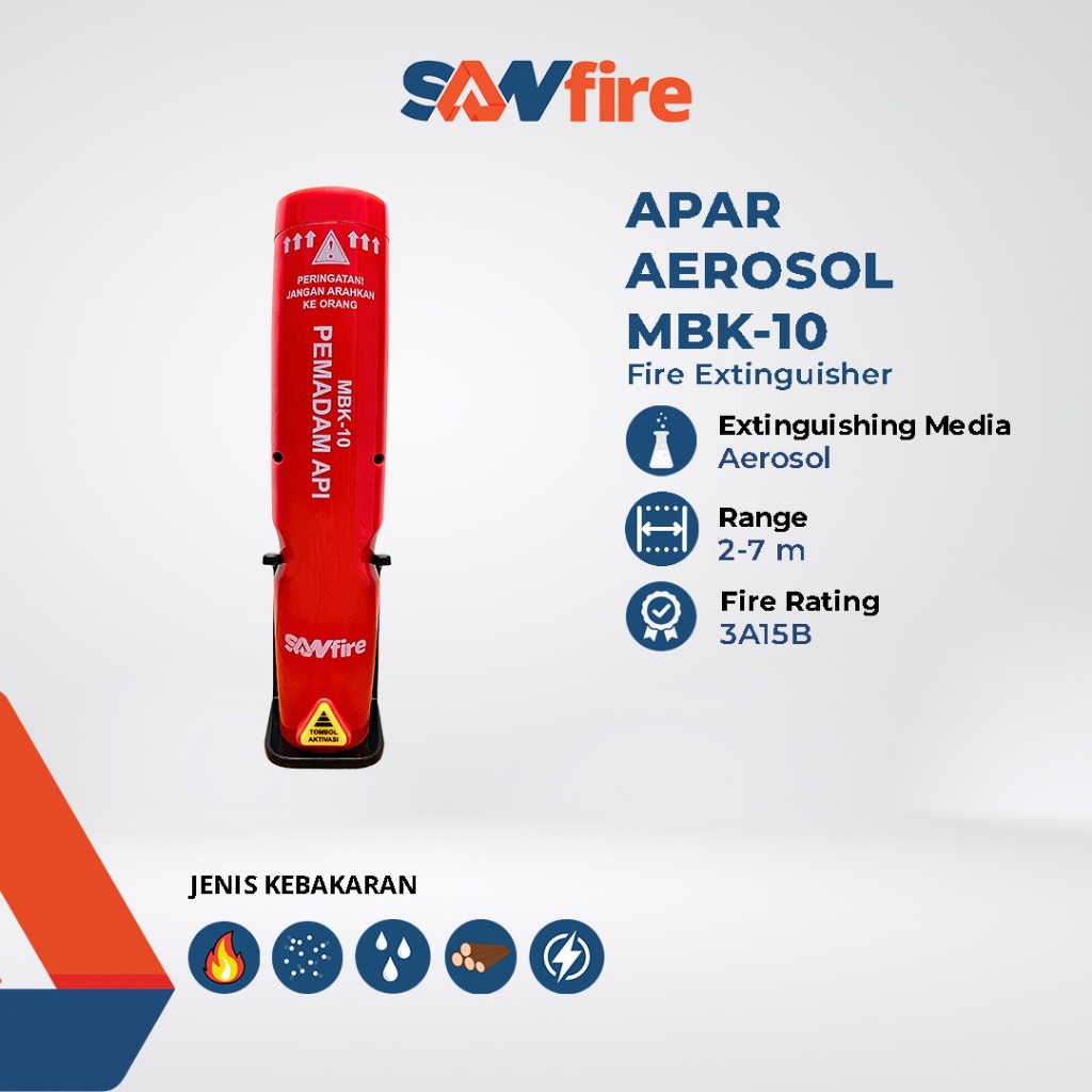 Jual APAR MOBIL AEROSOL ALAT PEMADAM API UNTUK SANFire | Shopee Indonesia