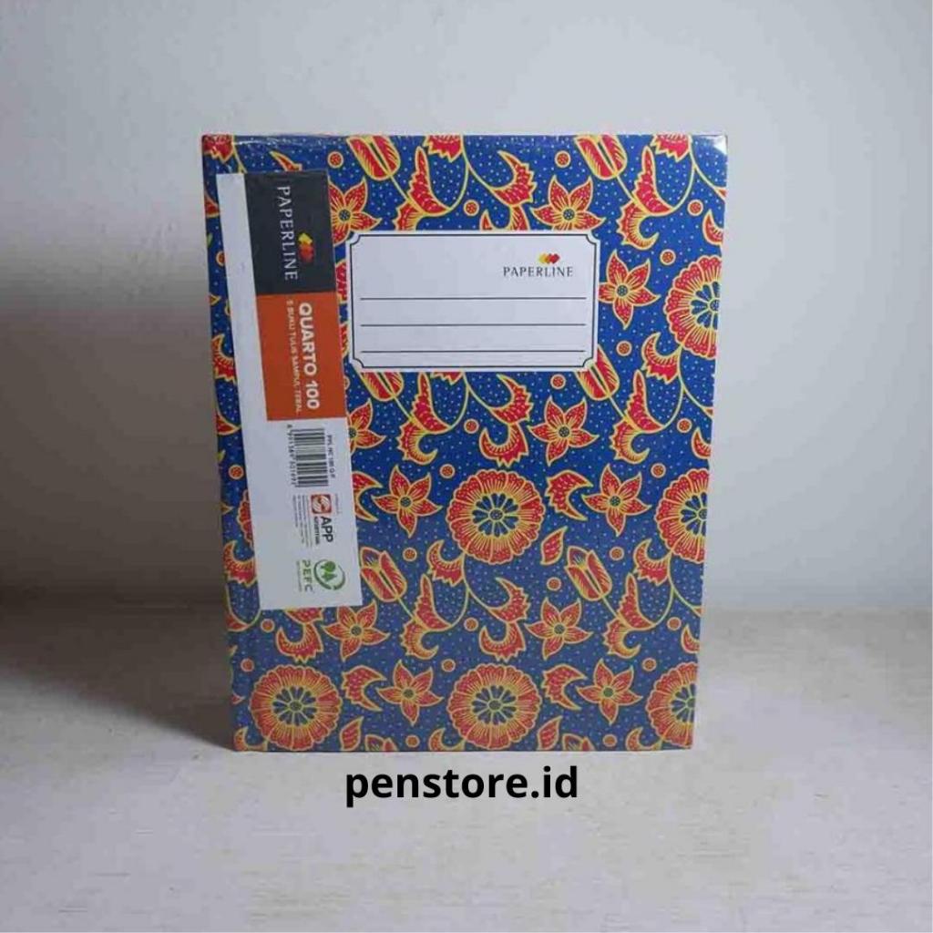 Jual (pcs) Buku Kwarto 100 PAPERLINE - Buku Hardcover isi 100 lembar ...