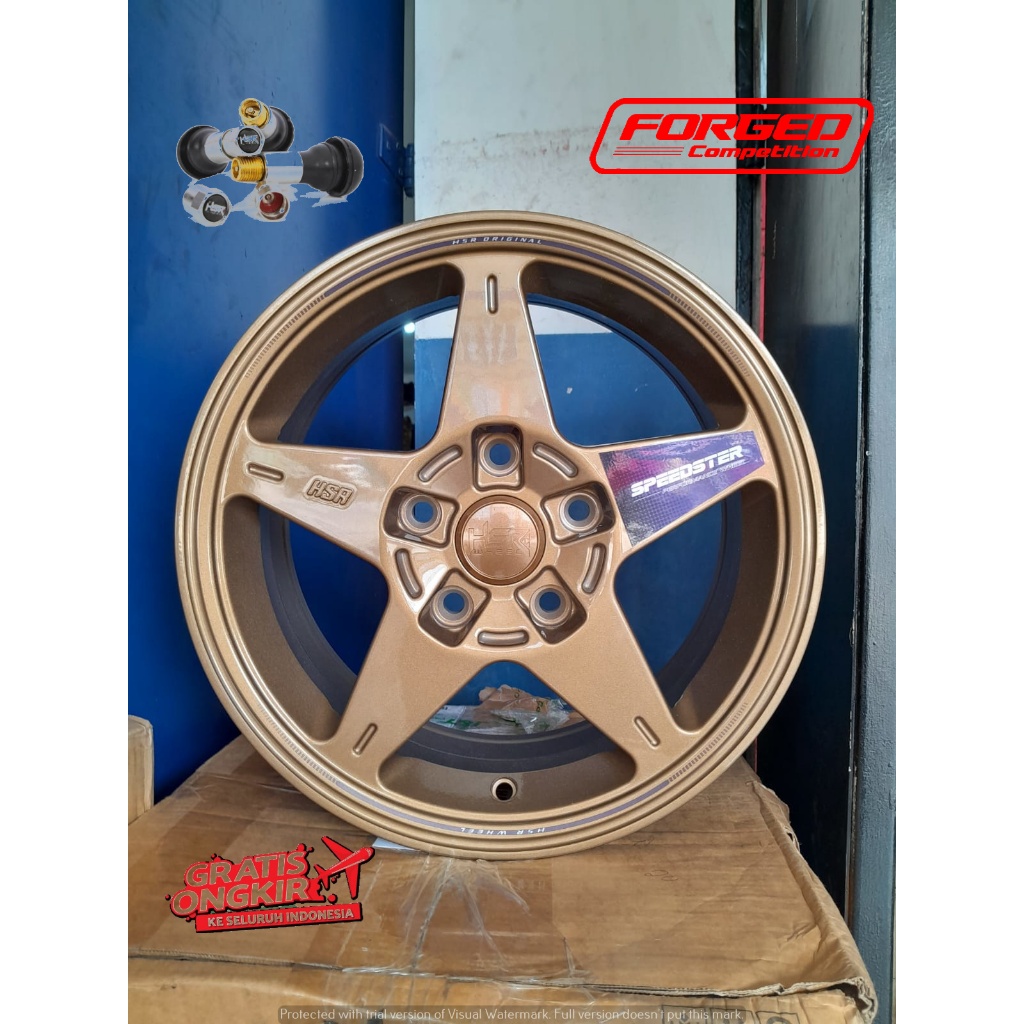 Jual velg mobil hsr wheel kota sukabumi keren kuat dan original velg ...