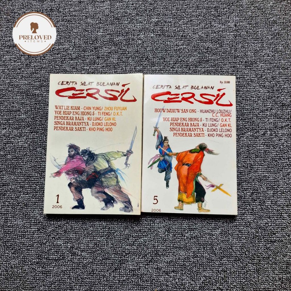 Jual Cerita Silat Bulanan (2006) Cersil Jilid 1, 2, 3, 4, 5, 7 | Shopee ...
