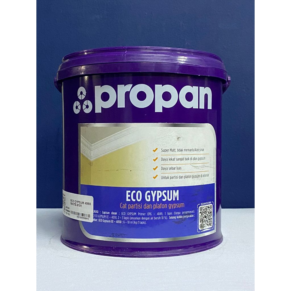 Jual Cat Gypsum/Cat Plafon/Propan Eco Gypsum 25kg | Shopee Indonesia