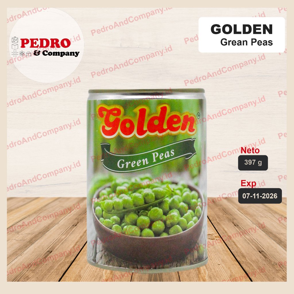 Jual Golden green peas 397 gram - kacang polong kaleng canned halal ...