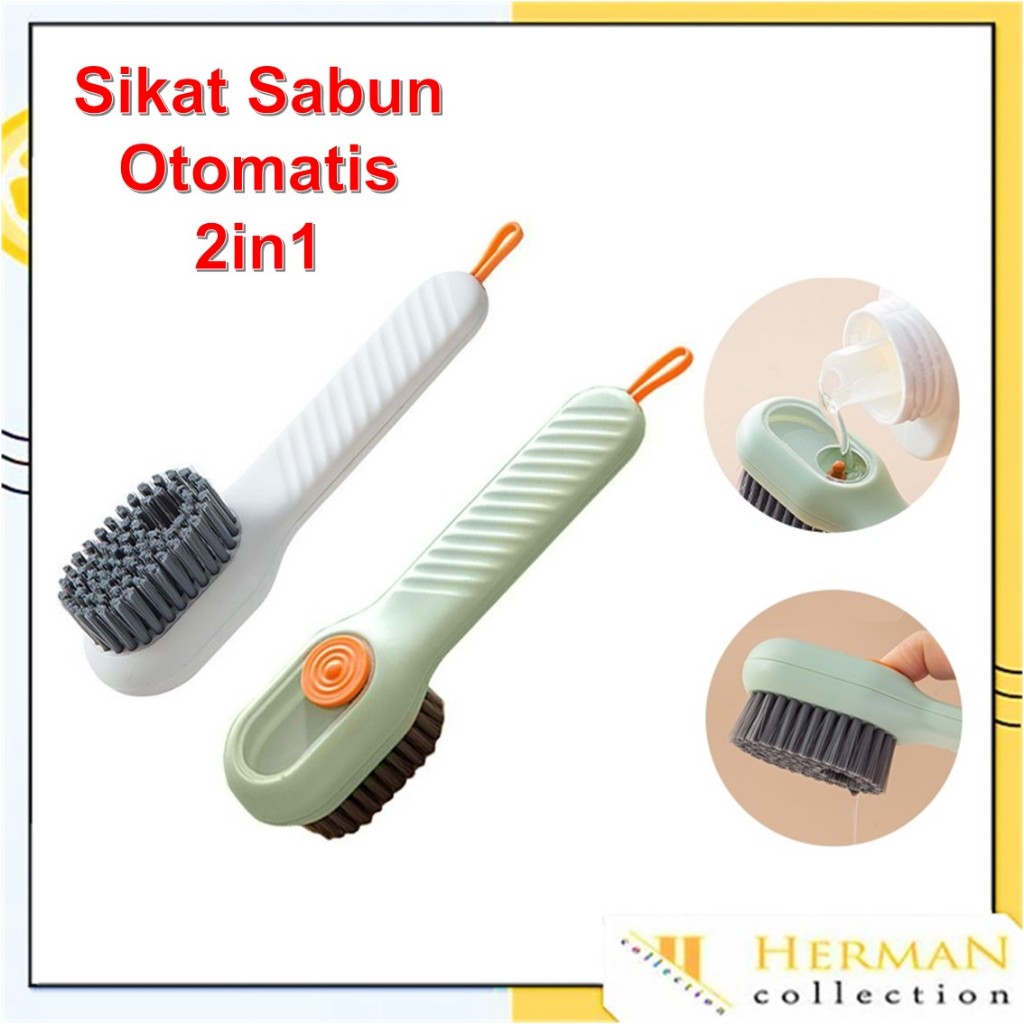 Jual HC Sikat Sepatu Multifungsi Dengan Lubang Detergen Sikat Sabun ...