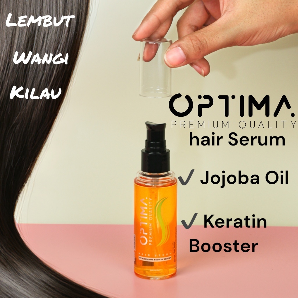 Jual optima Hair Serum / Vitamin Rambut dobel keratin & collagen 60ml ...
