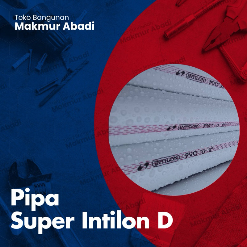 Jual Pipa PVC Super Intilon D Warna Putih 6" Inch 8" Inch 10" Inch 12 ...