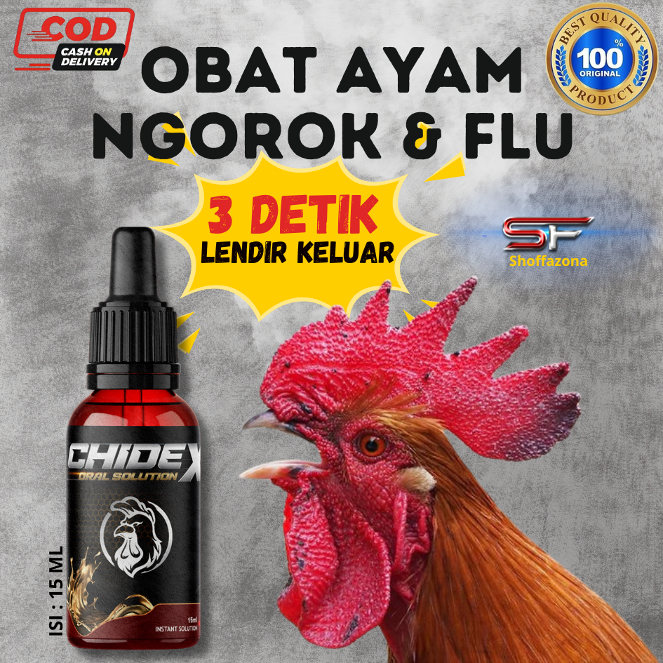 Jual CHIDEX AYAM OBAT AYAM NGOROK PILEK OBAT PENYAKIT PERNAFASAN | Shopee Indonesia
