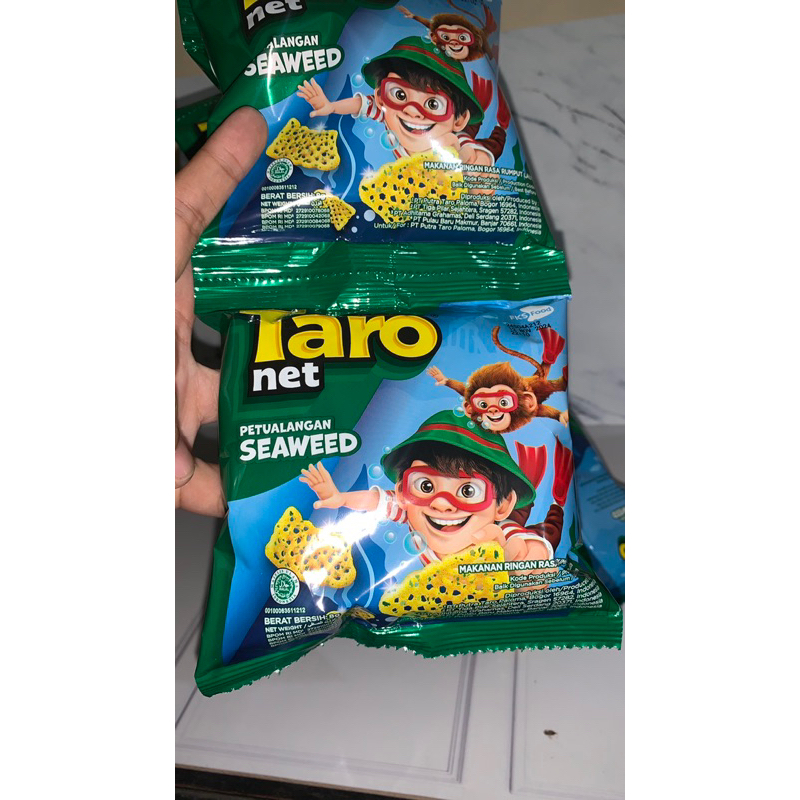 Jual TARO NET 1000 rasa rumput laut renteng isi 10 pcs | Shopee Indonesia
