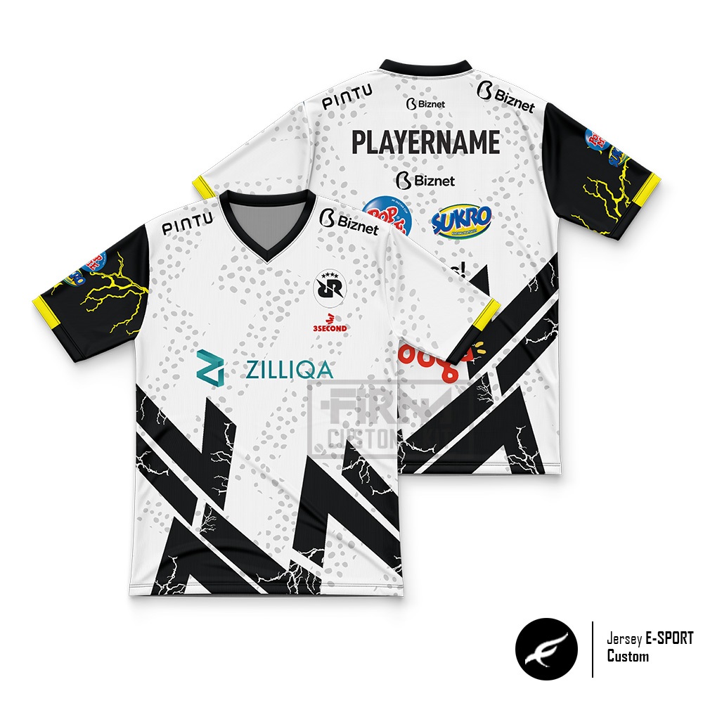 Jual JERSEY RRQ MPL SEASON 13 PUTIH GAMING ESPORT PUBG FREE FIRE FREE ...
