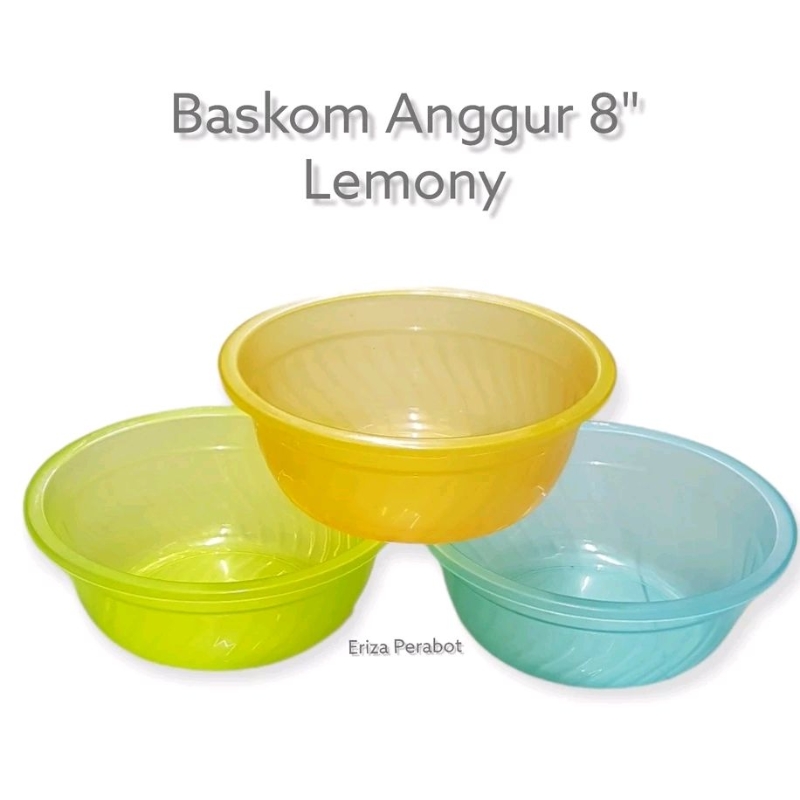 Jual Baskom Mini Lemony 8,10,12,14,16 Inch Baskom Anggur Telur Sayur ...