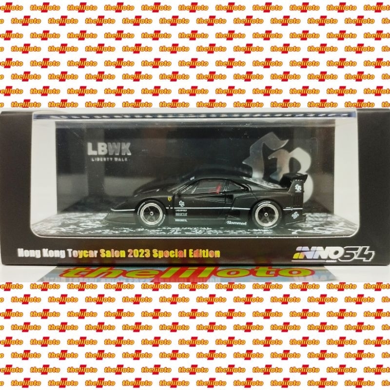 Jual INNO64 LBWK F40 BLACK HITAM LIBERTY WALK HONG KONG TOYCAR SALON ...
