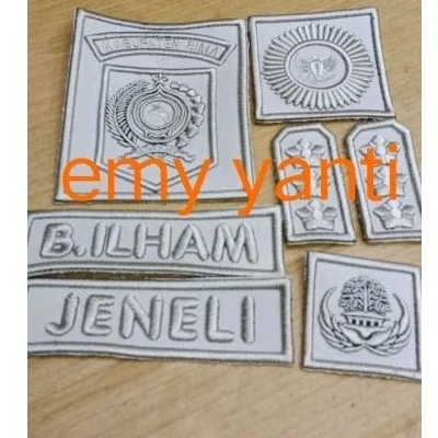 Jual bordiran camat timbul /logo bordir Camat PDL 1 set timbul | Shopee ...
