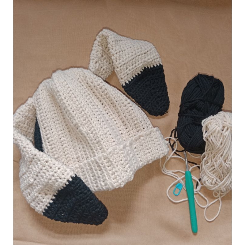 Jual Topi Rajut Custom !! rajutan / topi bertelinga / topi imut / topi ...