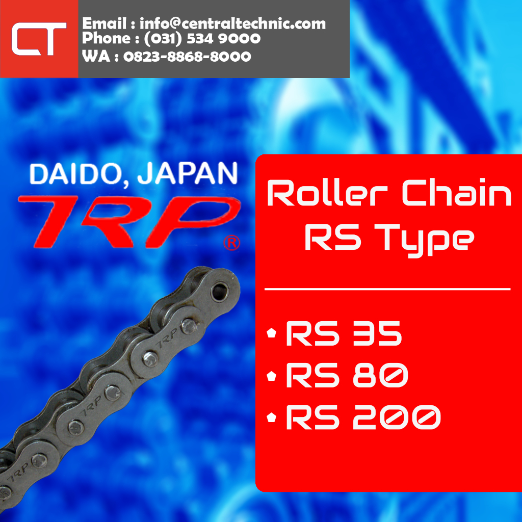 Jual ROLLER CHAIN / RANTAI INDUSTRI RS 120 SINGLE TRP JAPAN | Shopee ...