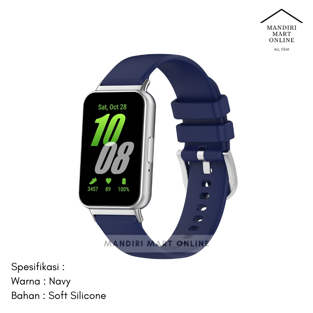 Jual Strap Samsung Galaxy Fit 3 Silicone Tali Pengganti Samsung Fit 3 ...