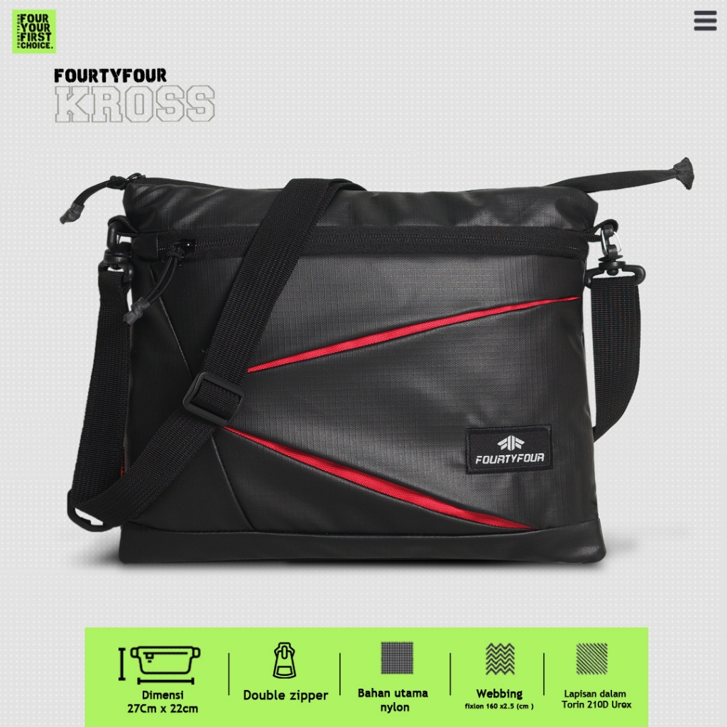 Jual Tas Slingbag Pria Wanita Kross Esenbo By Zigzag - Tas Selempang ...