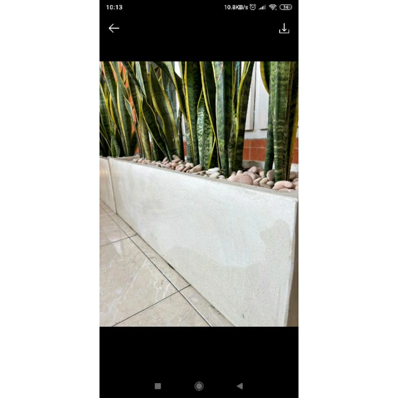 Jual Planter Box dengan ukuran P 100cm L 25cm T 35cm difinishing glossy ...