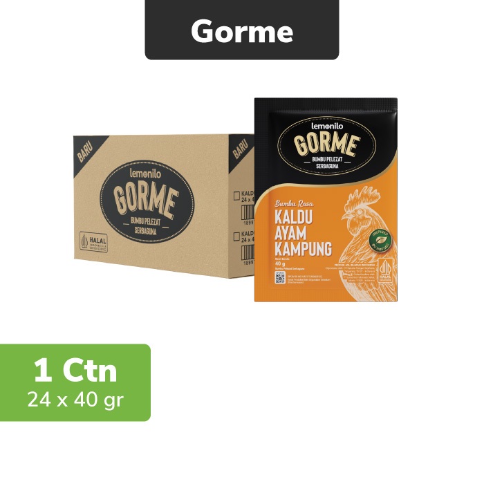 Jual 24 Pcs Lemonilo Gorme Bumbu Pelezat Rasa Kaldu Ayam Kampung 40g ...