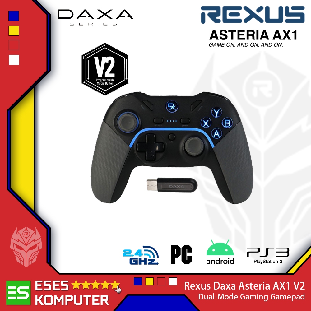 Jual Gamepad Rexus Daxa AX1 V2 Asteria Wireless with Hall Effect ...