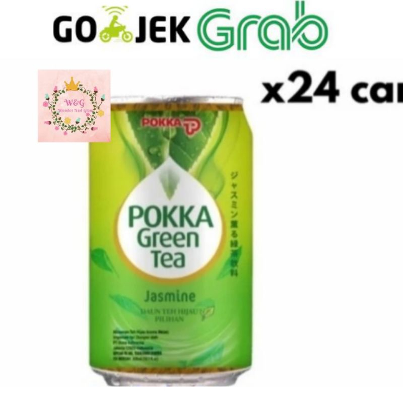 Jual Pokka Green Tea Kaleng 300ml | Pokka Jasmine Green Tea Kaleng ...