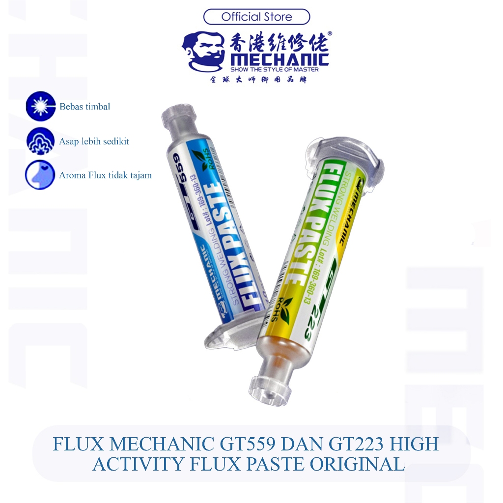 Jual Mechanic Flux High Activity Flux Paste Untuk Servis HP Original ...