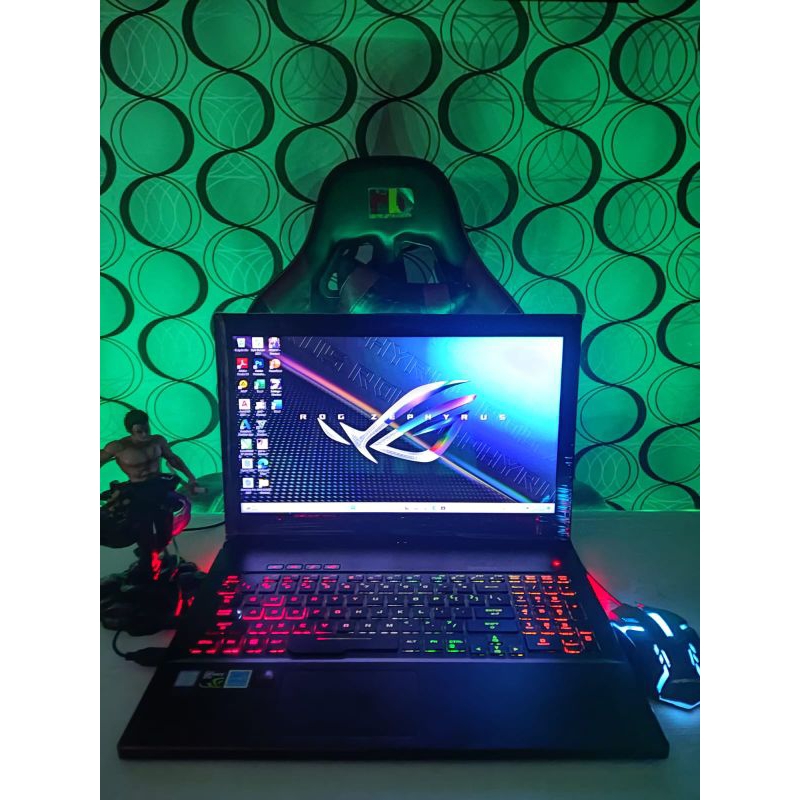 Jual Laptop Asus ROG ZEPHYRUS NVIDIA GEFORCE GTX 1060 Core i7 RAM 16Gb ...
