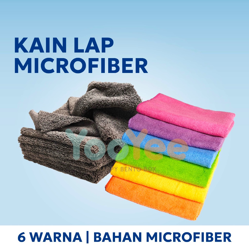 Jual Yooyee Kain Lap Microfiber 40x40 320GSM Micro Fiber Serbaguna ...