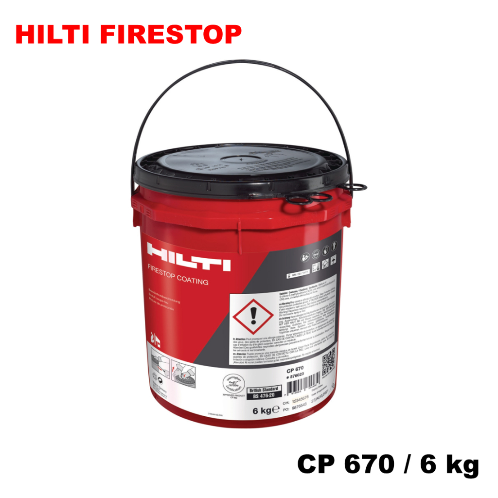 Jual Fire Protection HILTI FIRESTOP COATING CP 670 6 kg | Shopee Indonesia