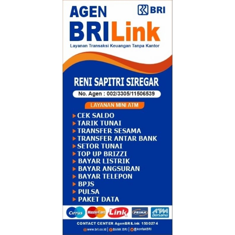 Jual spanduk brilink ukuran 70 x 150 cm | Shopee Indonesia