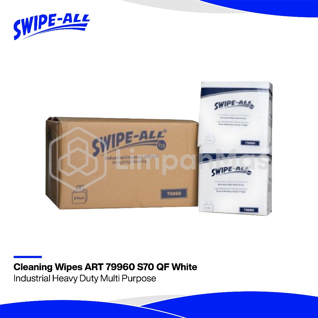 Jual CLEANING WIPES ART 79960 S70 QF WHITE INDUSTRIAL HEAVY DUTY MULTI PURPOSE (SWIPE ALL ...