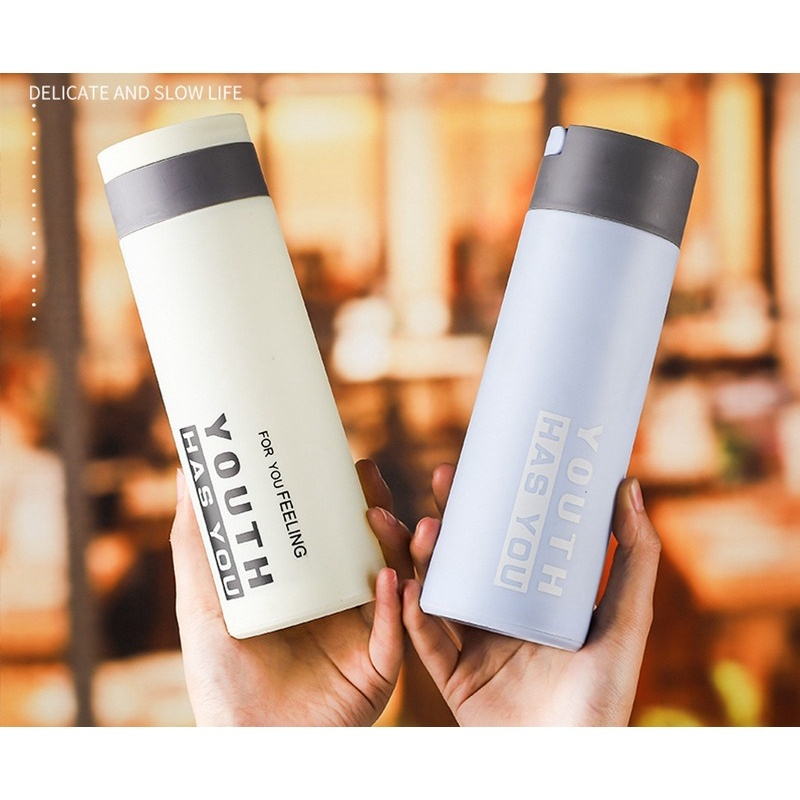 Jual Tumbler Botol Kaca Youth Glass Termos Air Panas Dingin /BOTOL KACA ...