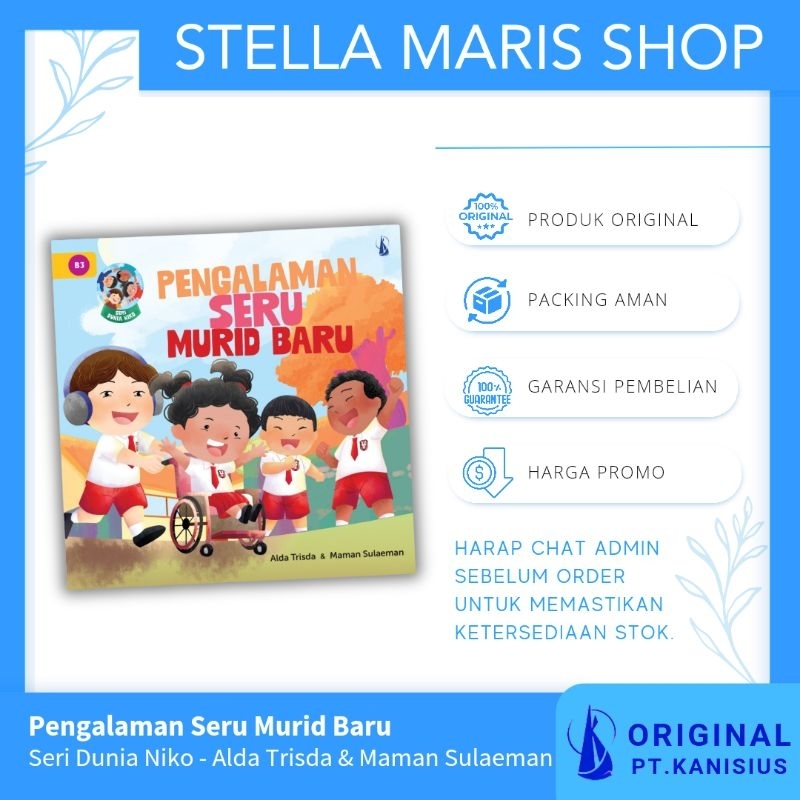 Jual PENGALAMAN SERU MURID BARU Seri Dunia Niko - Alda Trisda Diskon | Shopee Indonesia