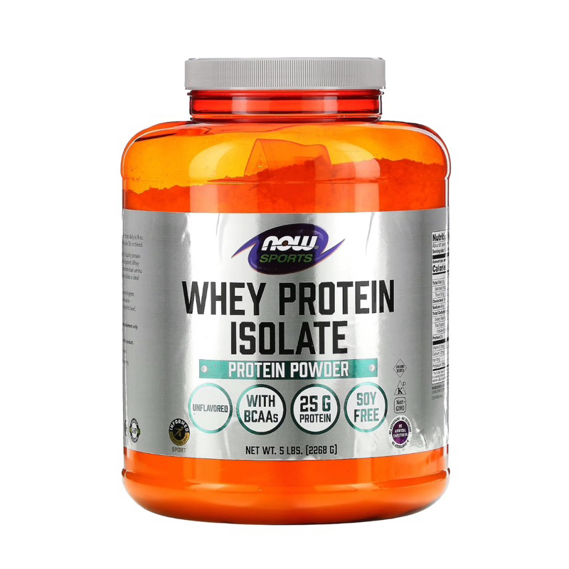 Jual Now Foods Sports Whey Protein Isolate Unflavored (2268 g) | Shopee ...