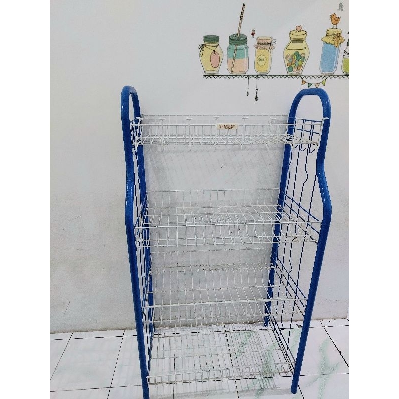 Jual Rak piring besi susun 4 R-04 Master Rak piring master rak susun 4 ...