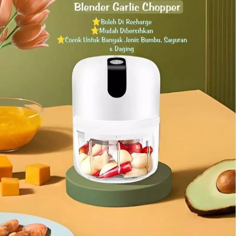 Jual Mini Chopper/Portable Blender Mini Food Processor KYLO | Shopee ...
