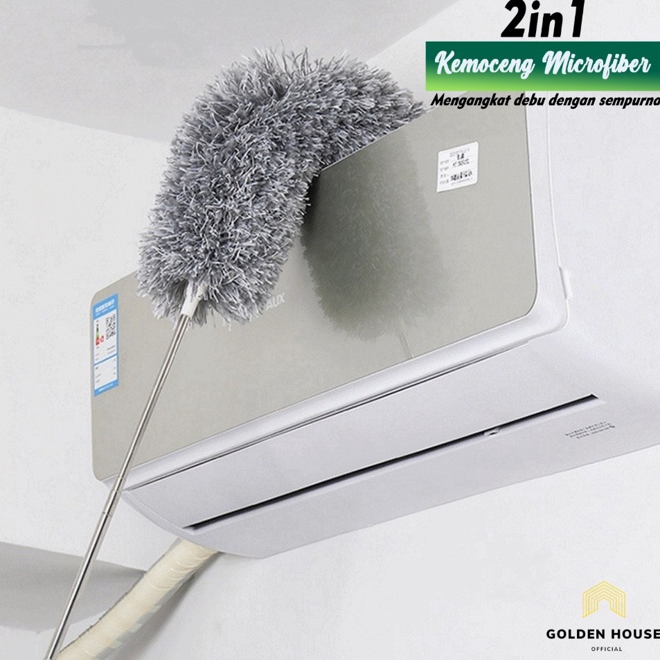 Jual oY Kemoceng 2 in 1 Microfiber 28 Magnet Debu Adjustable Kemoceng ...