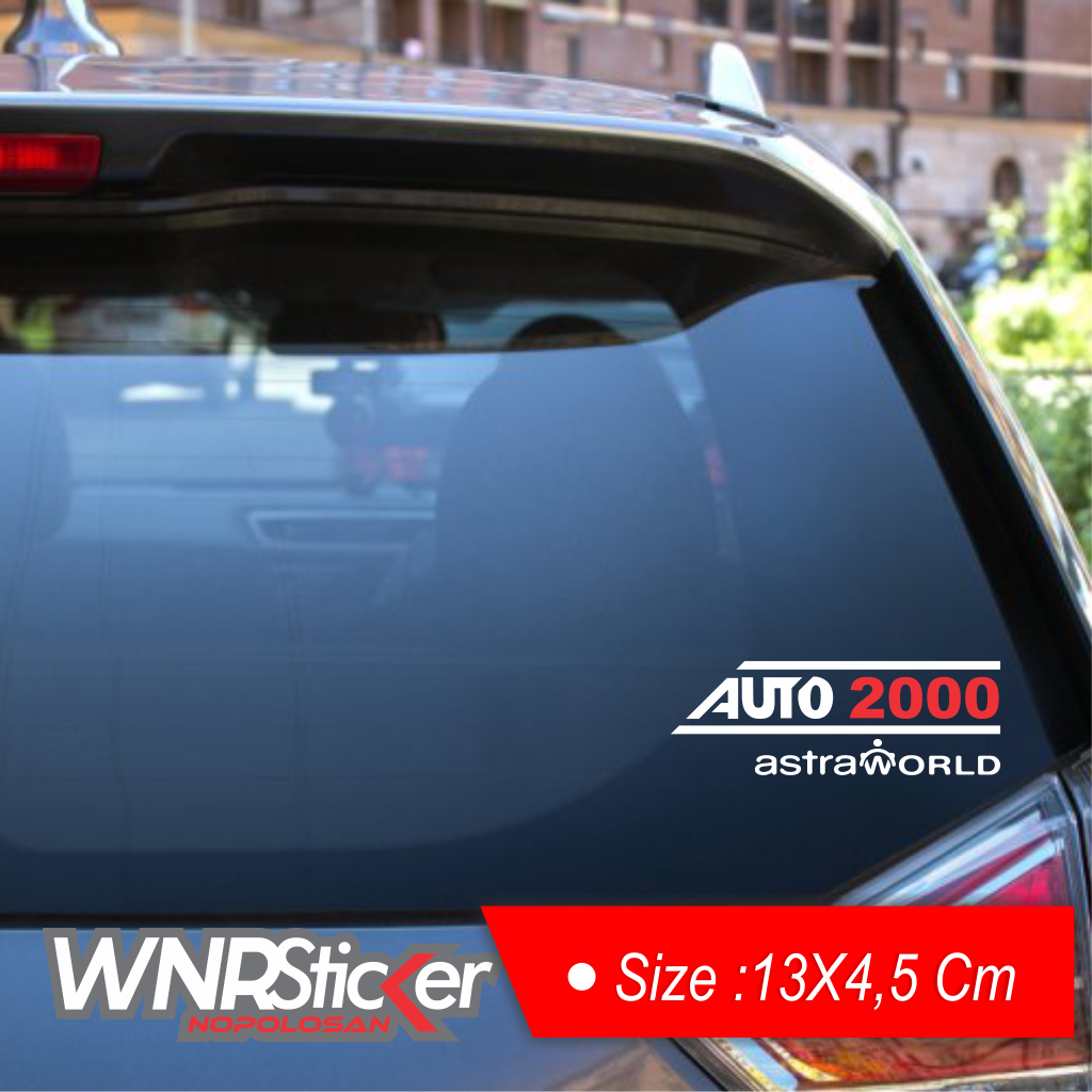 Jual Stiker Cutting Auto 2000 Set Astra World variasi stiker kaca MObil ...