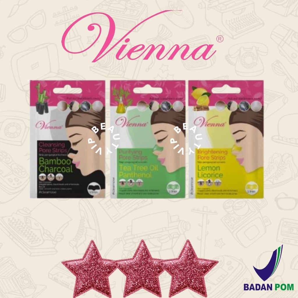 Jual VIENNA Cleansing Pore Strips - 3 Sheet Sachet | Shopee Indonesia