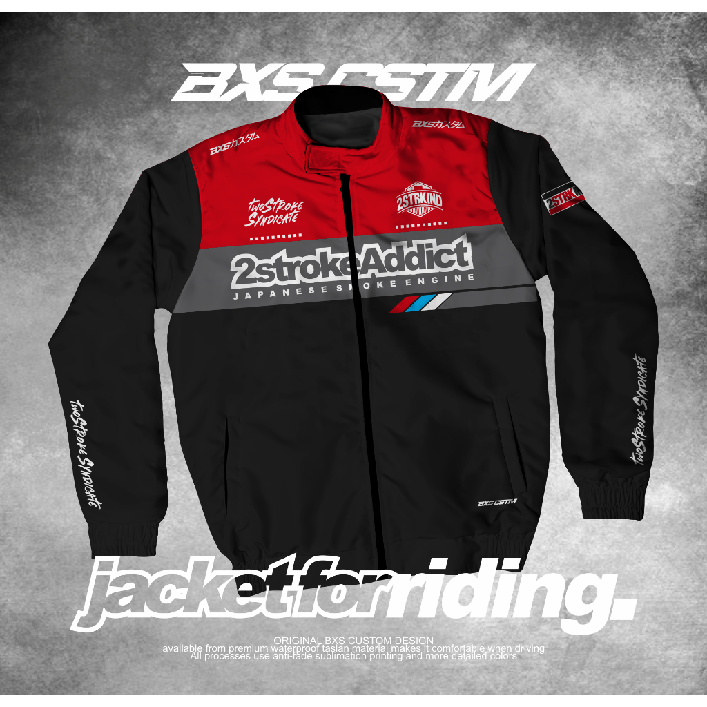 Jual JAKET 2STROKE PREMIUM FOR RIDING TOURING SUNMORI BXS CUSTOM DESIGN ...