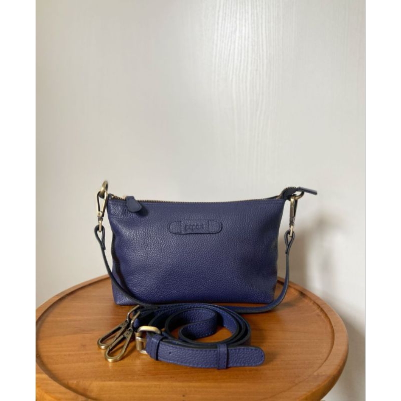 Jual Pouch Tali Panjang Large Biru Dongker | Shopee Indonesia