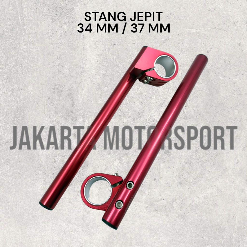 Jual Stang Jepit Motor 10 Derajat Ukuran 33mm / 37mm Model Moto GP Drag ...