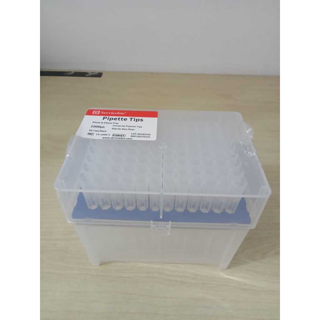 Jual Blue tips 1000ul long rack isi 100tips/rack | Shopee Indonesia