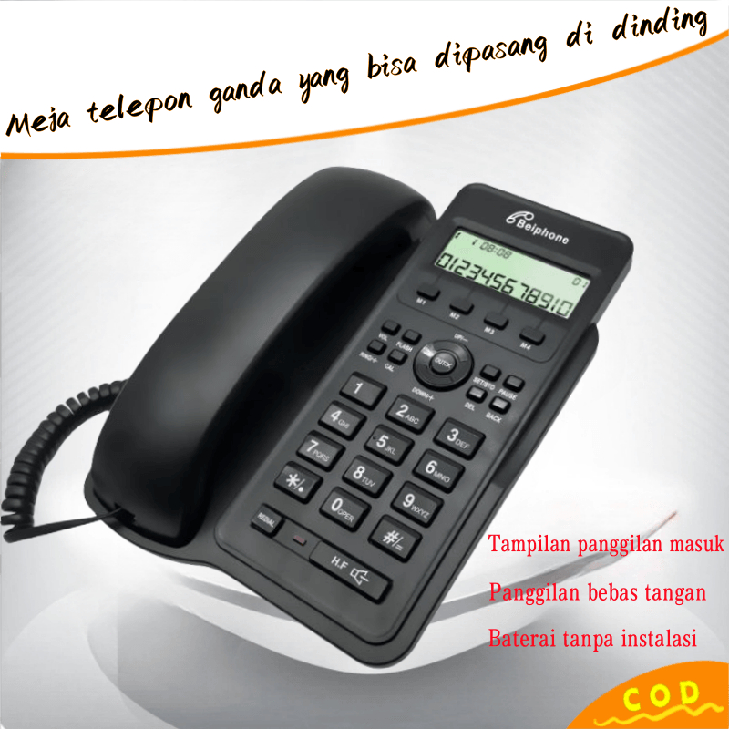 Jual Telepon kabel rumah tangga Meja Dinding Telepon kabel tetap ...