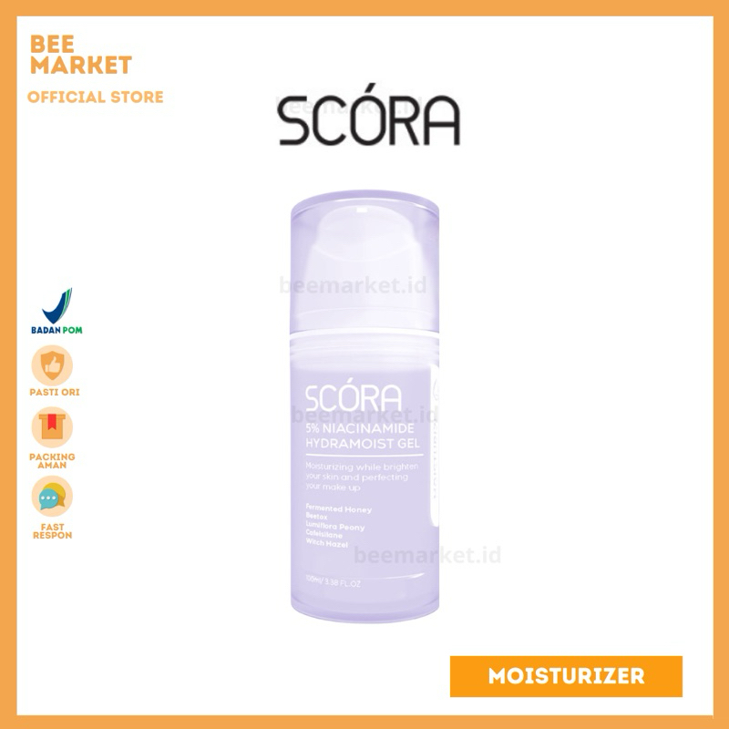 Jual SCORA 5% Niacinamide Hydramoist Gel 100ml Pelembab Wajah yang ...