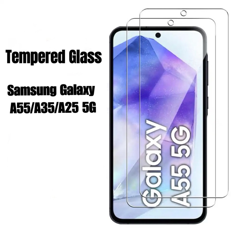 Jual Tempered Glass Samsung Galaxy A55 A35 A25 A15 5G 2024 Antigores Bening Clear Guard Screen ...