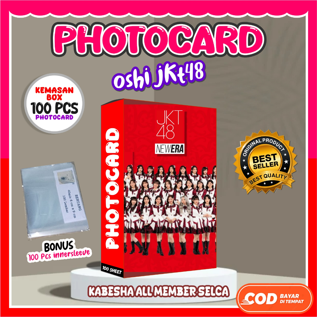 Jual 100 Photocard Kabesha Selca JKT48 All Member GRATIS 100 Innersleeve | OSHI JKT48 | Shopee ...