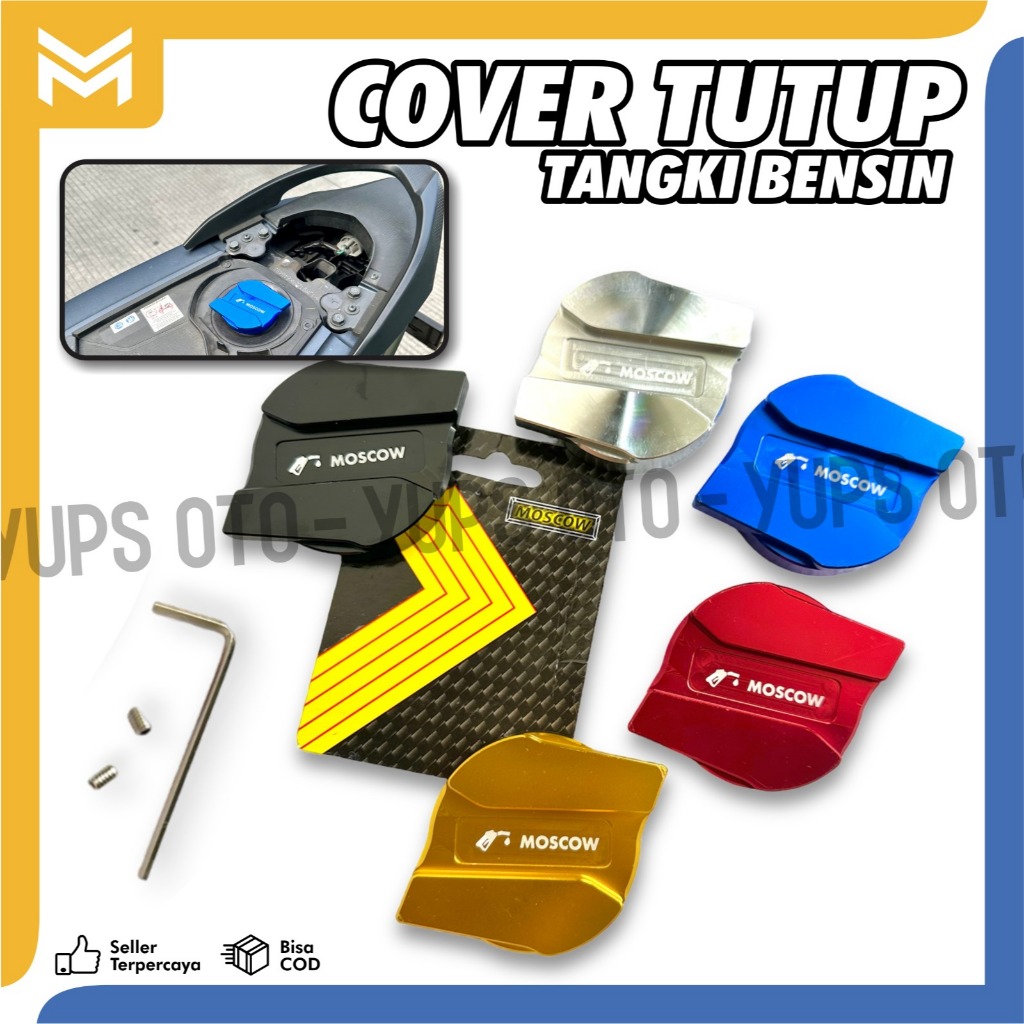 Jual COVER TUTUP TANGKI BENSIN MATIC BEBEK CNC ALUMINIUM PREMIUM IMPORT ...