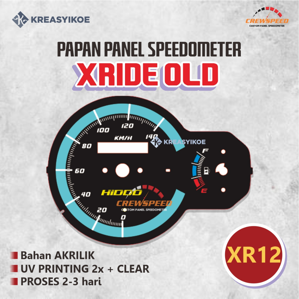 Jual Papan Panel Speedometer Yamaha XRide X Ride Old X-Ride Custom ...