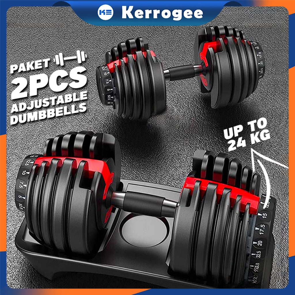 Jual Rak Dumbbell Gratis Adjustable Dumbell Barbell / Alat Angkat Beban ...