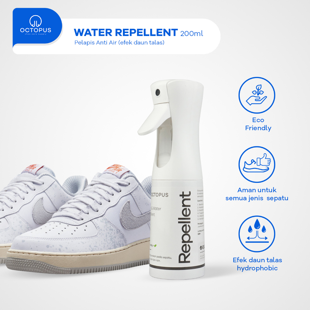 Jual Water Repellent Octopus 200ml Spray anti air dan noda untuk segala ...