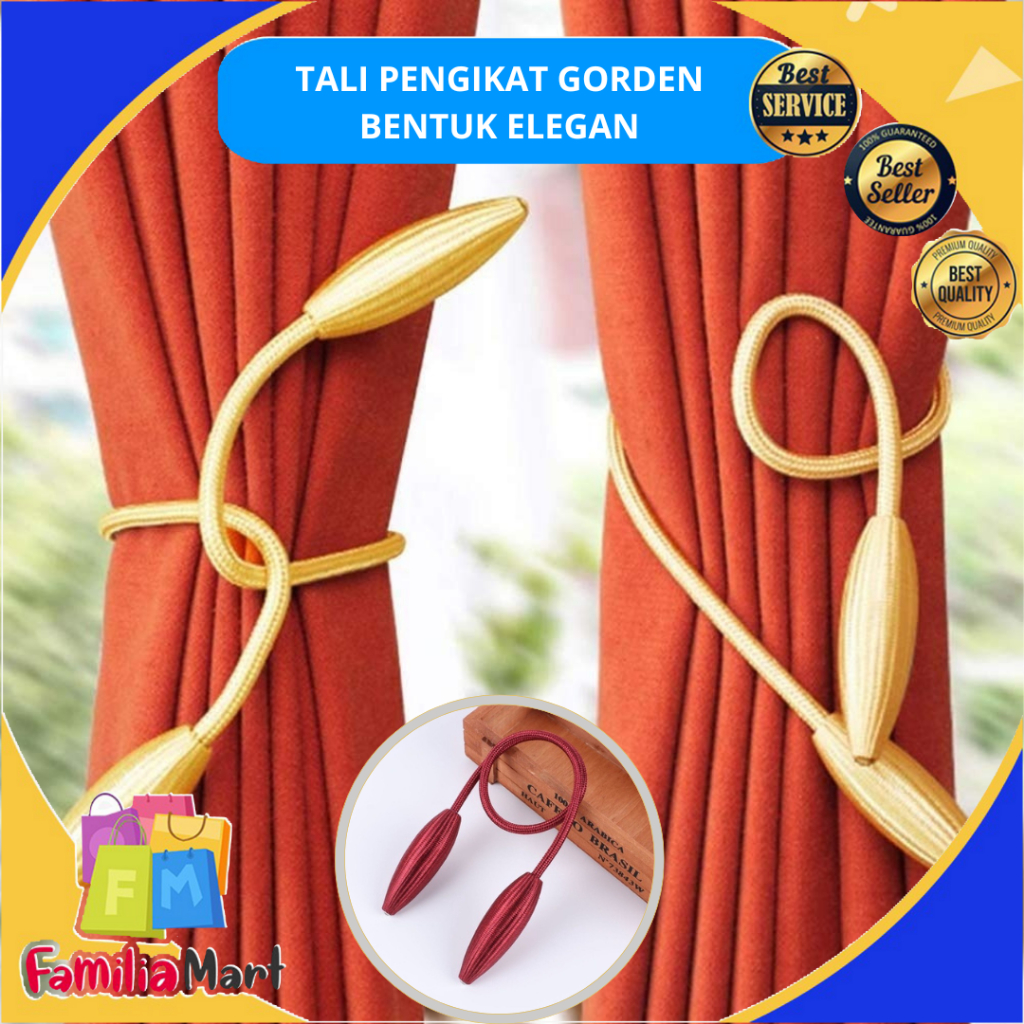 Jual TALI PENGIKAT GORDEN BENTUK ELEGAN / TALI GORDEN MELINGKAR DIY ...